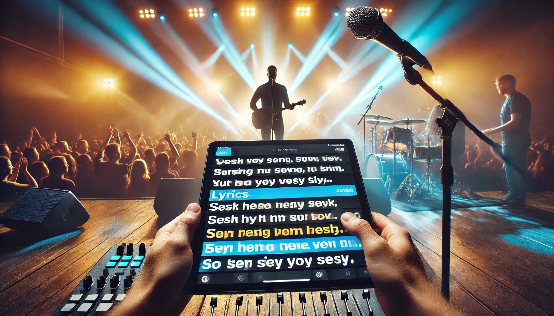 Mastering Performances with a Lyrics Teleprompter App - Eimic Music